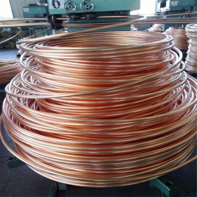 C27000 Industrial Copper Pipe 1/4" 3/8"Air Cooler Bendable Copper Tubing